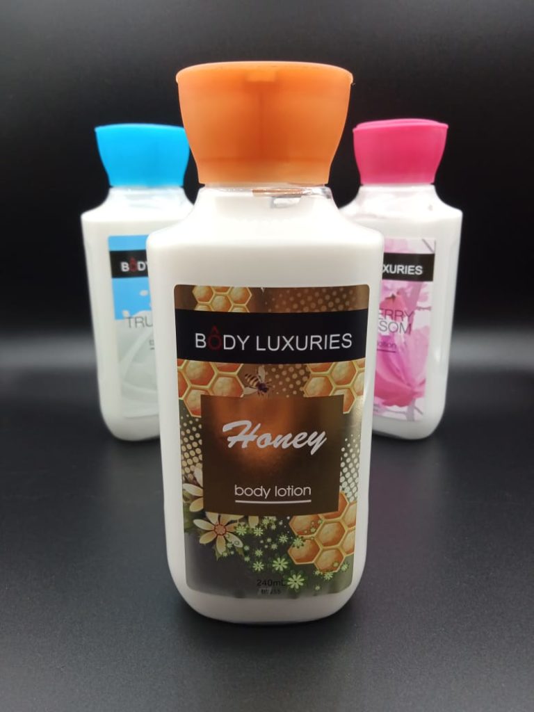 BODY LUXURIES HONEY BODY LOTION – 240ML
