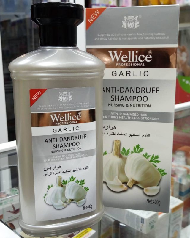 Wellice Professional Garlic Anti - Dandruff Shampoo Nursing & Nutrition ...
