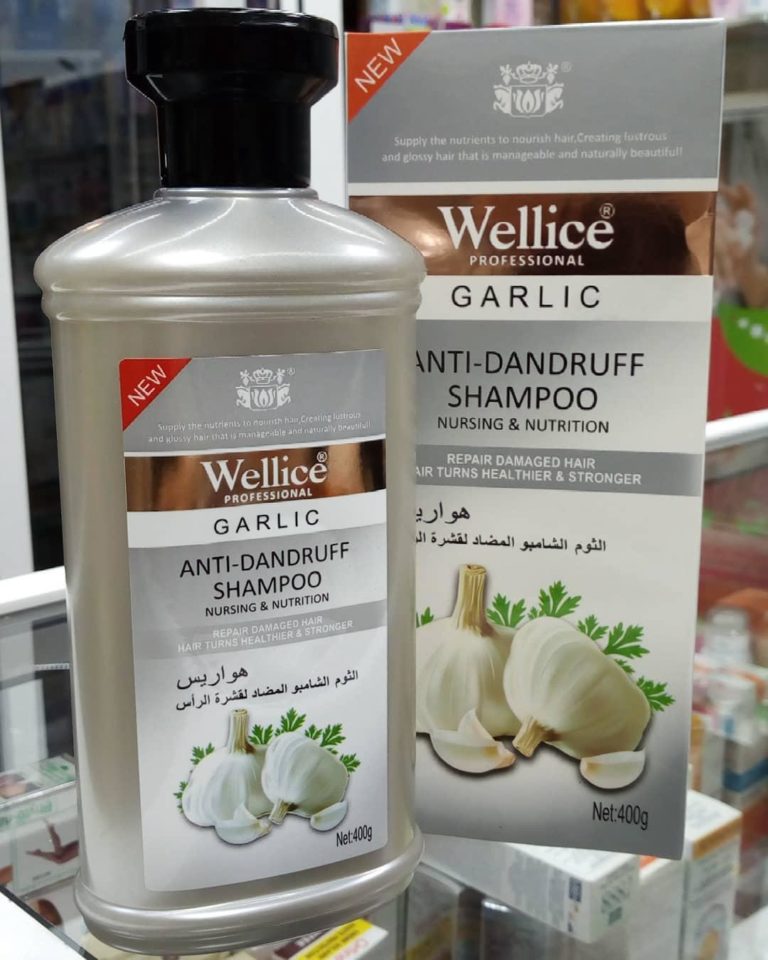 Wellice Professional Garlic Anti - Dandruff Shampoo Nursing & Nutrition 400g