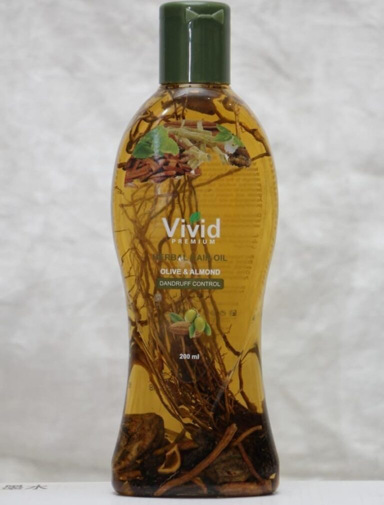Best Hair Oil | Vivid Premium Herbal Hair Oil Almond & Olive Split End ...